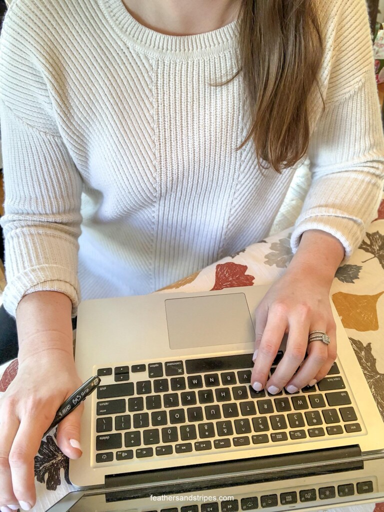 5 Tips on How to Start A Blog | Feathers and Stripes